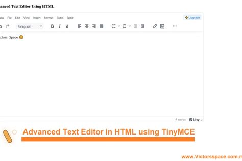 Advanced Text Editor In Html Using Tinymce Tech Solutions Hub Your Source For Everything Tech