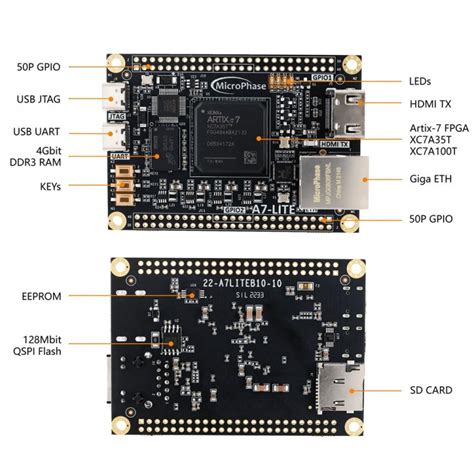 MicroPhase A7 Lite 100T FPGA Development Board Core Board Onboard USB JTAG For Xilinx Artix 7
