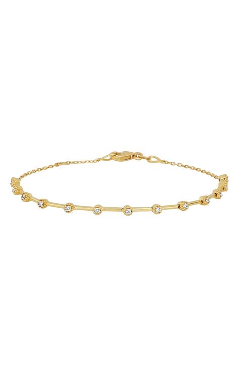 Bony Levy 18k Gold Mykonos Diamond Chain Bracelet 019 Ctw