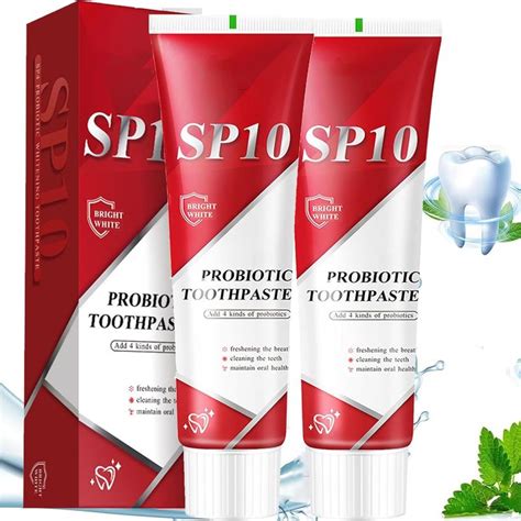 Sp10 Probiotic Toothpaste 2pcs Sp 10 Super Whitening Probiotic Toothpaste Sp 10 Toothpaste Sp 10