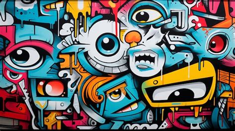 Premium Ai Image Photo Of Graffiti Style Wallpaper And Backgrounds