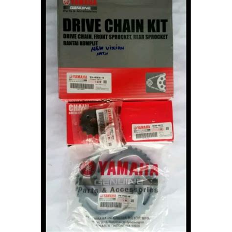 Jual Gear Gir Set Rantai Gir Roda Set Kit 1 Pa Vixion New Baru Shopee Indonesia
