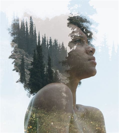 Dramatic Double Exposures That Blend Portraiture And Nature Photography
