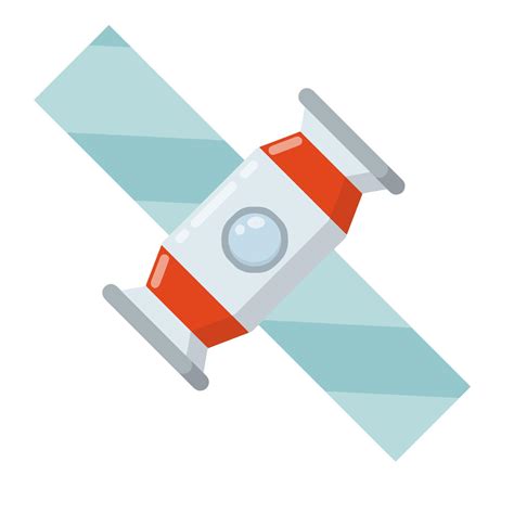 Satellite In Earth Orbit Planet In Space Communication And Digital