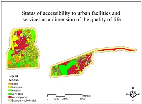 Status Of Accessibility To Urban Facilities And Services As A Dimension