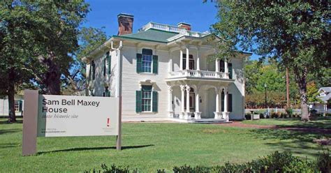 Sam Bell Maxey House State Historic Site Texas Time Travel