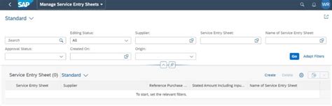 Sap Lean Services In Service Procurement Spend Wizard
