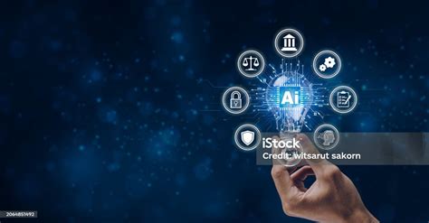 Ai 기술 개념 Ai 아이콘이 있는 전구를 들고 있는 손입니다 빅 데이터 네트워크의 기계 학습 미래 지향적 혁신 업무용 Ai를 생성합니다 Brand Name Online