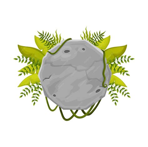 Premium Vector Stone Game Interface Ui Game Button Gui Element