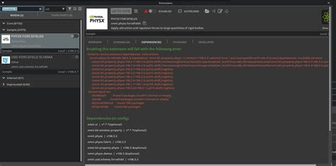 Isaacsim App Template Physxforcefields Extension Version
