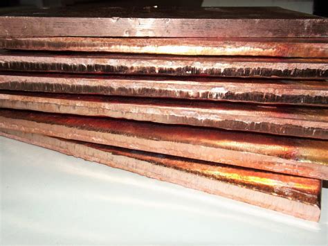 Copper Anode 200x100x12mm 200 Kg Cu Min 9999 Wide Range Metals