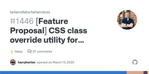 [feature proposal] css class override utility for component composition