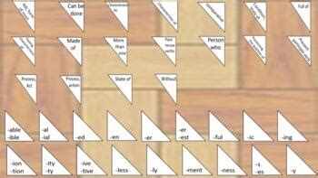 Prefix And Suffix Puzzle Bundle By Tales Of A Traveling Teacher TpT