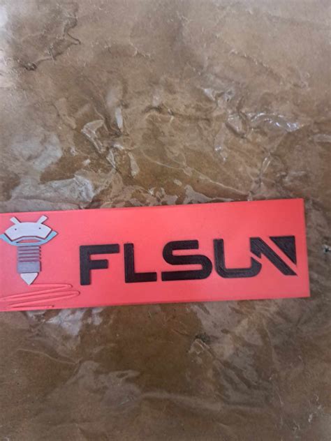 Flsun Logo By Syberianwolfy Download Free Stl Model