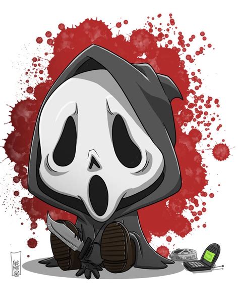 Scream Ghostface Horror Chibi