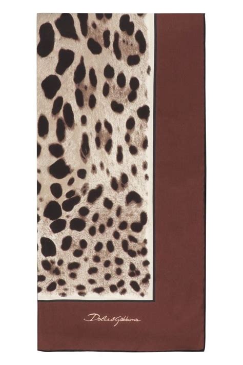 Buy Dolce And Gabbana Kim Dolceandgabbana Printed Silk Scarf Brown At 33 Off Editorialist