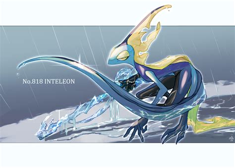 Inteleon Pokemon Drawn By Nigiri Ngr Danbooru