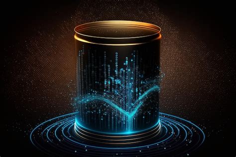 Premium Photo Visualization Of Large Data Sets Data Center Or Server