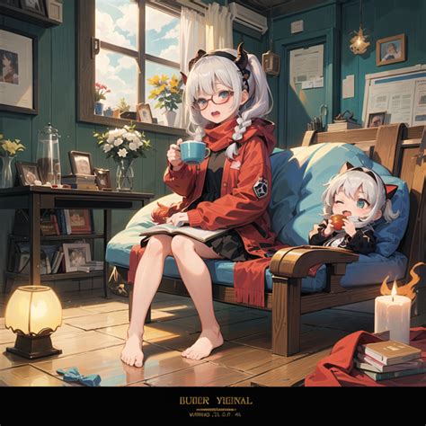 Ai绘画 火柴女孩的梦幻生活