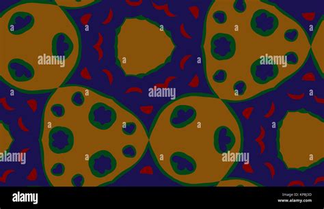 Seamless Background Of Odd Shapes Stock Photo Alamy