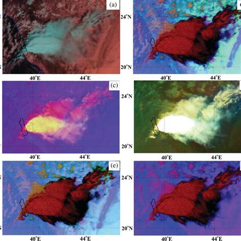 Composites For A Natural Colour Rgb B Day Microphysics Rgb C Download Scientific