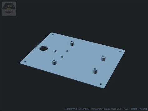 Arduino Thermometer Display By Code And Make Download Free Stl Model