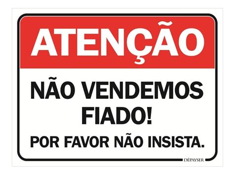 Placas De Não Vendo Fiado Para Imprimir Retoedu
