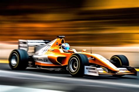 Premium Ai Image Racing Car On The Track Speeding Vehicle Auto Race