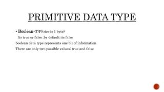 Data Types PPTX