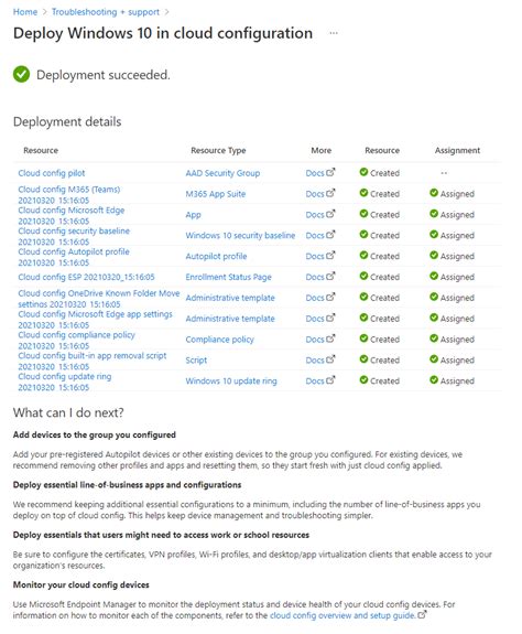 在引導式案例中使用 windows 雲端設定 microsoft learn