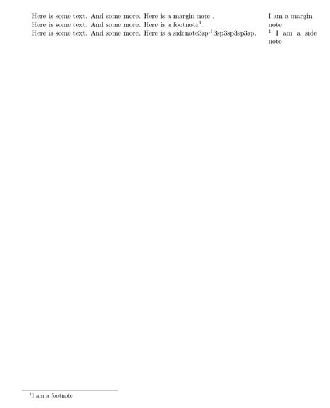 Errors Weird Output From The Sidenotes Package Tex Latex Stack