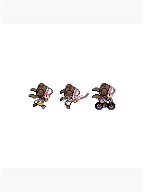 Sprites Del Entrenador Del Mundo Exterior De Pokémon En Blanco Y Negro