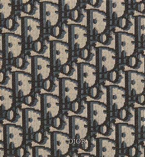 Pochette A5 Dior Oblique En Jacquard Beige Y Negro Dior