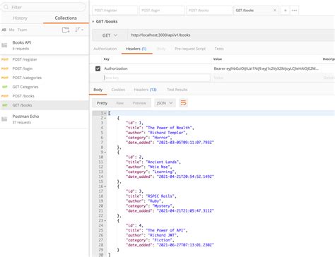 Testing And Securing Rails API Endpoints With JWT And Postman