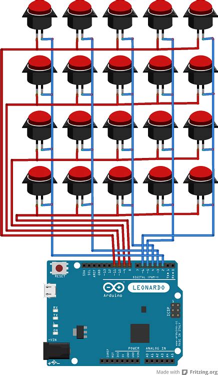 Boite à bouton à plus de boutons Français Arduino Forum