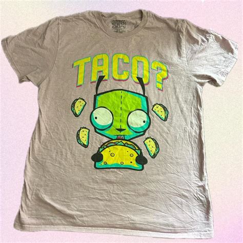 Taco Invader Zim Gir With Tacos Gir Eating Taco Depop