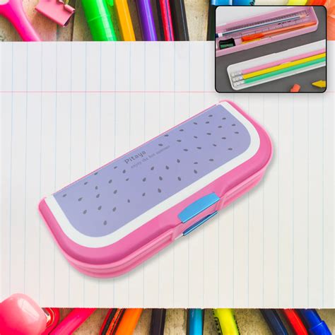 Multipurpose Compass Box Pencil Box With 2 Compartments For School C
