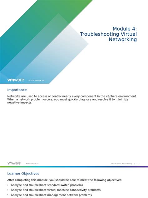 Module 4 Troubleshooting Virtual Networking Pdf Computer Network Virtual Machine