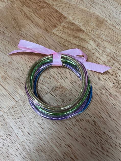 Jelly Bracelets Jelly Bracelets Pink Bracelet Rose Gold Beads