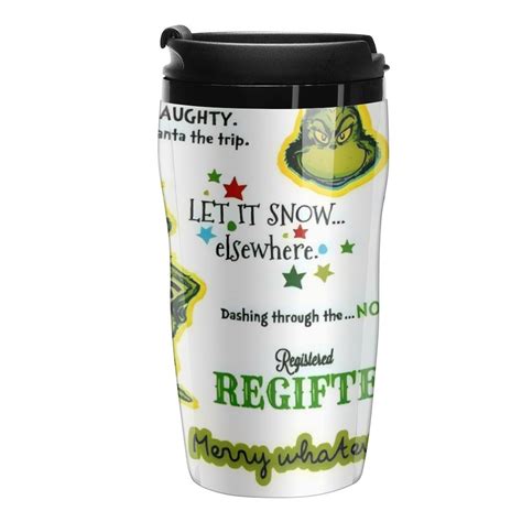 How The Grinch Stole Cartoon Stainless Steel Thermos Cup With Lid