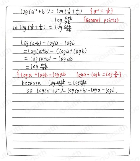 solved prove that log a 1 b 1 log a b log a log b [algebra]