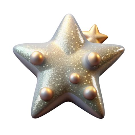 Wonderful Minimalist Star Cluster Isolated With Sparkling Effect