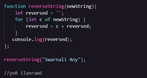 Reverse A String In Javascript Dev Community