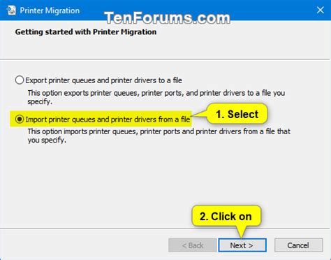 Backup And Restore Printers In Windows Tutorials