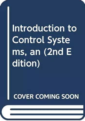 Introduction To Control Systems An 2nd K Warwick £99 99 Picclick Uk