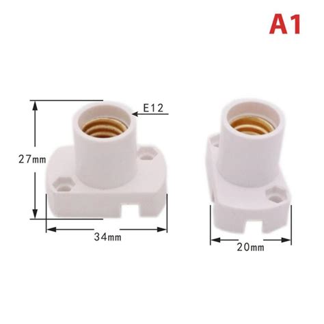 Mini Screw Lamp Base E12 E14 E17 Lamp Holder Light Bulb Socket Holder Adapter Nicle Daraz Pk