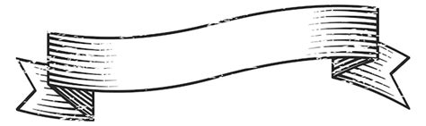 빈 리본 배너 빈티지 라벨 플래그 그리기 프리미엄 벡터