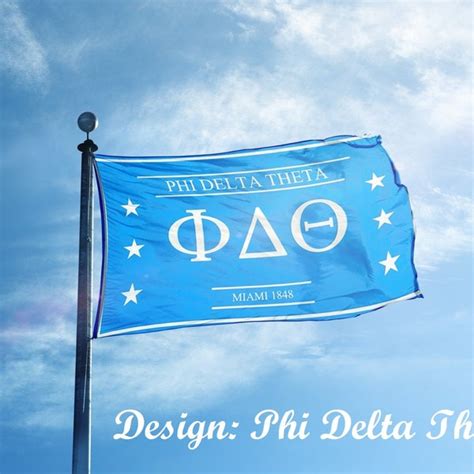 Phi Delta Theta Flag Etsy