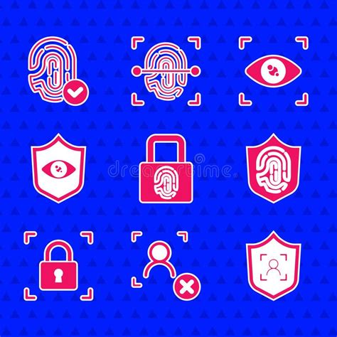 Set Fingerprint With Lock Rejection Face Recognition Shield Shield