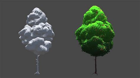 Artstation Unity Shader Graph Stylized Tree